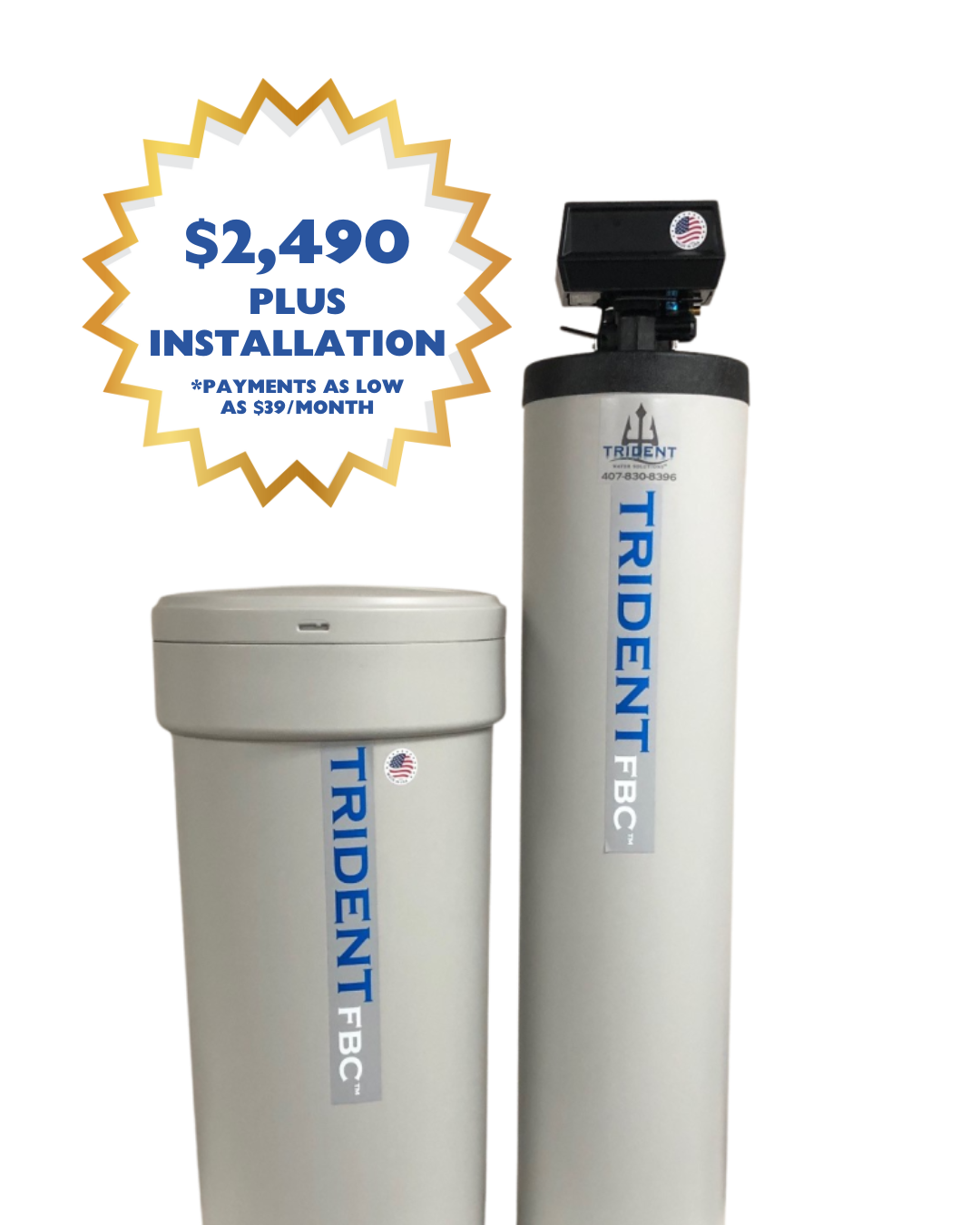 Whole House Water Filter & Softener - Trident Filter